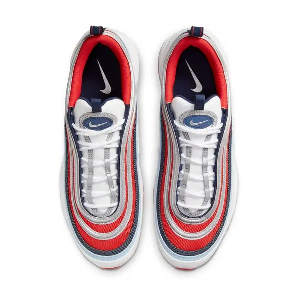 Nike Max 97 "usa Denim" Athletic Sneakers - White/blue/red