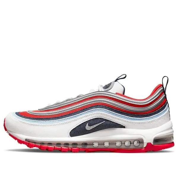 Nike Max 97 "usa Denim" Athletic Sneakers - White/blue/red