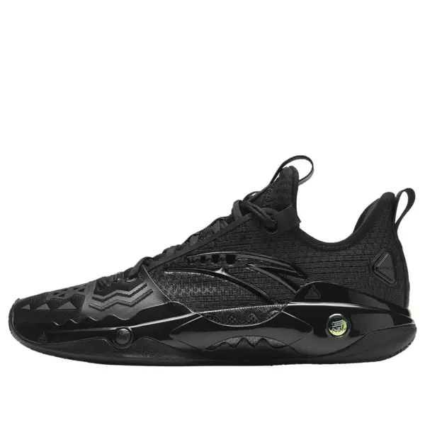 ANTA Shock Wave 5 Pro 'dark Knight' Athletic Sneakers - Black