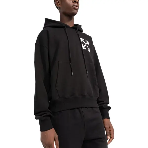 Off-White Arrows Logo Cotton Hoodie