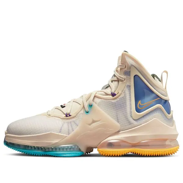 Nike Lebron 19 "minneapolis Lakers" High Top Sneakers - White/yellow/blue