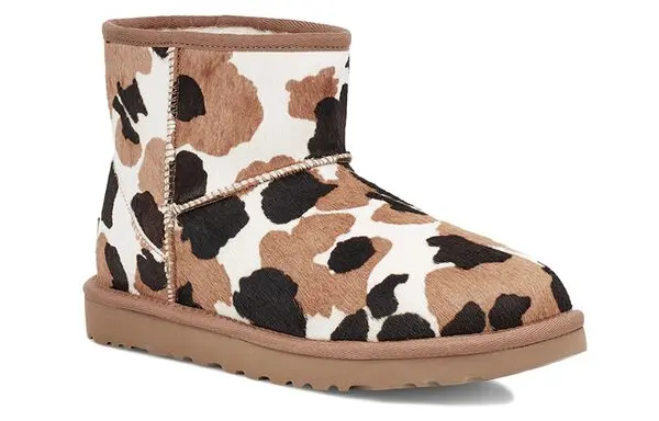 UGG Classic Mini Boots - Cow Print