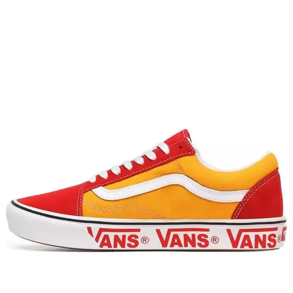 VANS Comfycush Old Skool "tape Mix Red Cadmium" Sneakers - Red/yellow