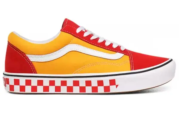 VANS Comfycush Old Skool "tape Mix Red Cadmium" Sneakers - Red/yellow