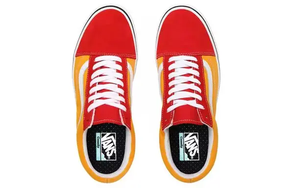 VANS Comfycush Old Skool "tape Mix Red Cadmium" Sneakers - Red/yellow