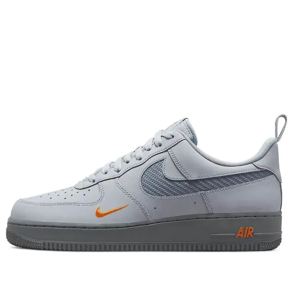 Nike Force 1 '07 "wolf Kumquat" Sneakers - Grey