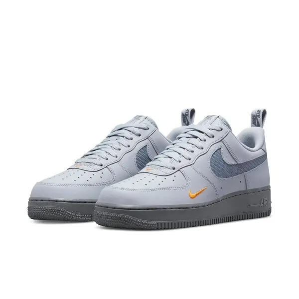 Nike Force 1 '07 "wolf Kumquat" Sneakers - Grey