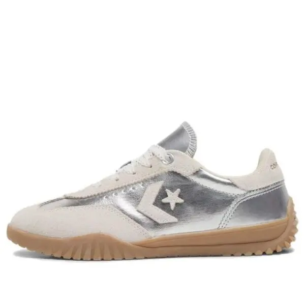 CONVERSE Run Star Trainer Metallic Canvas - Dull Silver/vintage White