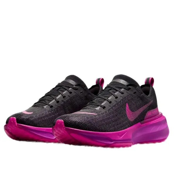 Nike Zoomx Invincible Run 3 Sneakers - Black/vivid Grape/hyper Violet