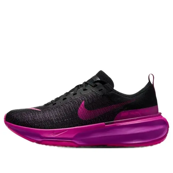Nike Zoomx Invincible Run 3 Sneakers - Black/vivid Grape/hyper Violet
