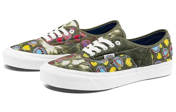 VANS Authentic 44 Dx Anaheim Low-top Casual Canvas Shoes - Green