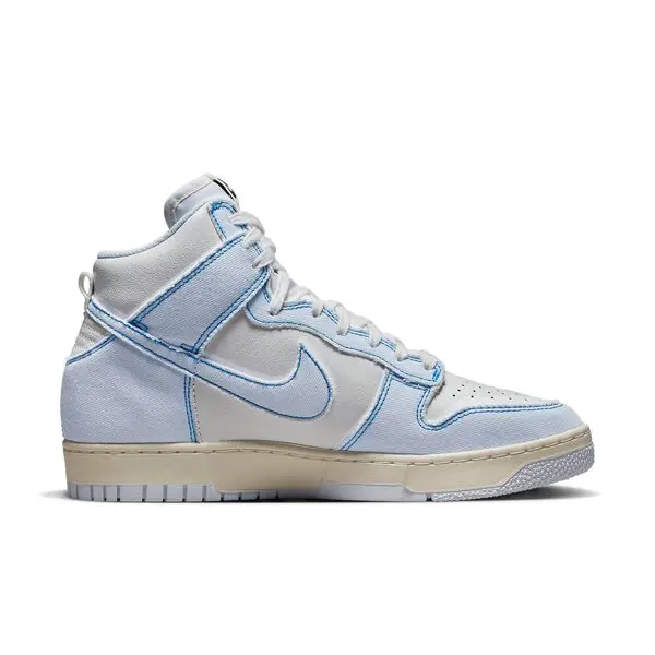 Nike Dunk High 1985 "blue Denim" High Top Sneakers - Blue/white