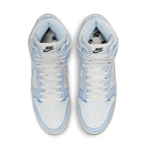 Nike Dunk High 1985 "blue Denim" High Top Sneakers - Blue/white
