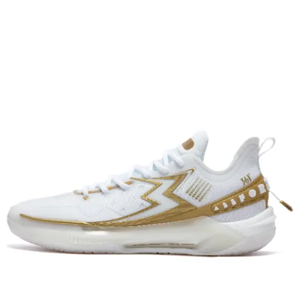 361 DEGREES Big3 5.0 Quick Pro Sneakers - White/gold