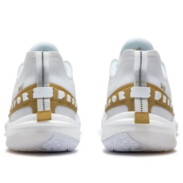 361 DEGREES Big3 5.0 Quick Pro Sneakers - White/gold