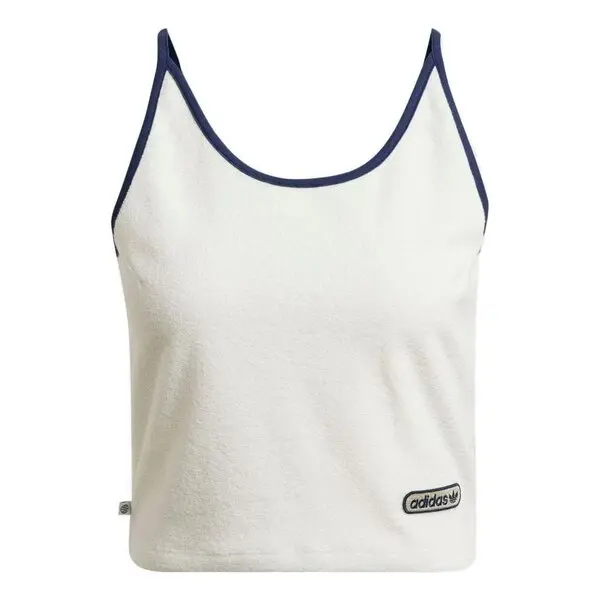 Adidas Short Towel Terry Tank Top - White