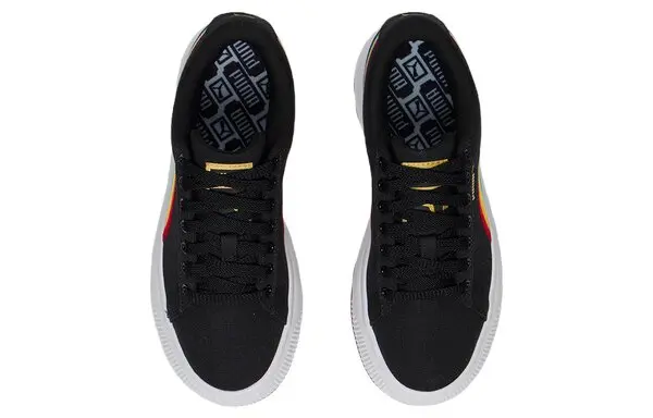 PUMA Suede Mayu Prism Low Top Platform Sneakers - Black
