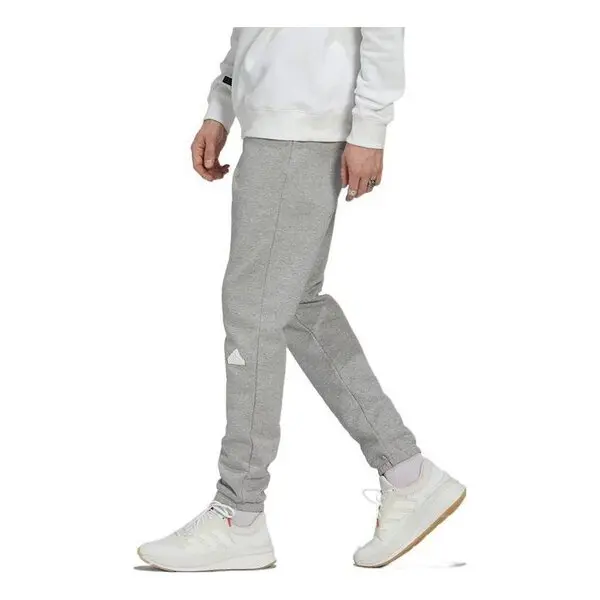 Adidas New Fl Pants Solid Color Small Logo Label Bundle Feet Sports Pants/trousers/joggers Gray - Default Colorway