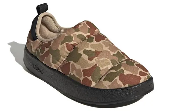 Adidas Puffylette Camo Casual Low Top Slip-on