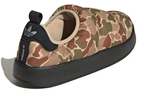 Adidas Puffylette Camo Casual Low Top Slip-on