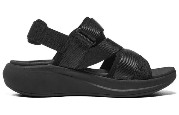 Sketchers Max Cushioning Essential Sandal - Black