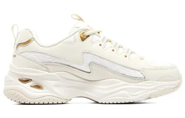 Sketchers D'lites 4.0 "white Gold" Sneakers