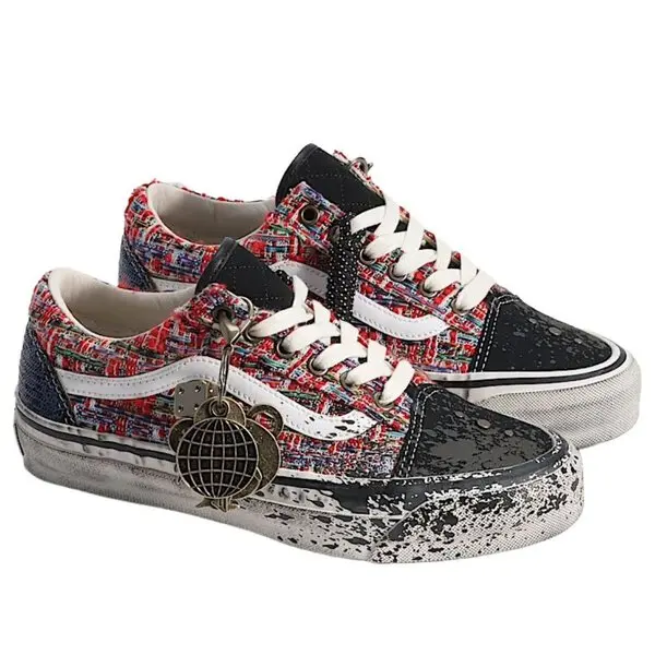 VANS Premium Old Skool Sneakers - Red/black