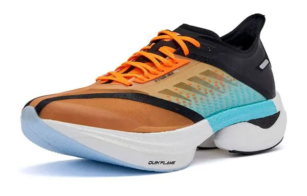 361 DEGREES Hurricane Athletic Sneakers - Orange/black