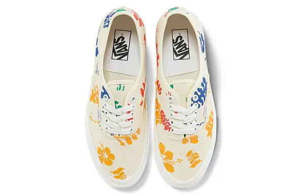 VANS Authentic 44 Dx Low Top Sneakers - White/blue/yellow