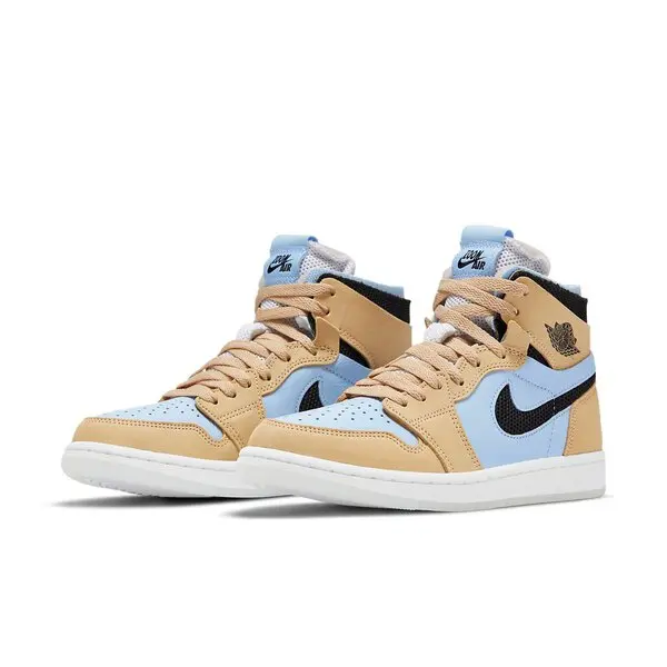 JORDAN 1 High Zoom Comfort Sneakers - Yellow/blue