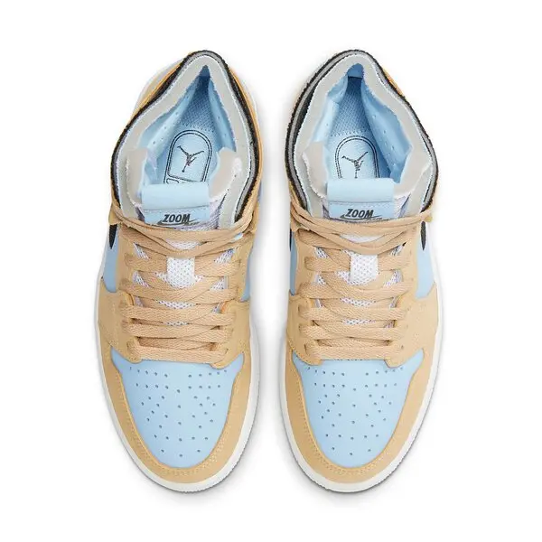 JORDAN 1 High Zoom Comfort Sneakers - Yellow/blue