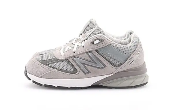 NEW BALANCE 990v5 Suede And Mesh Sneakers - Gray