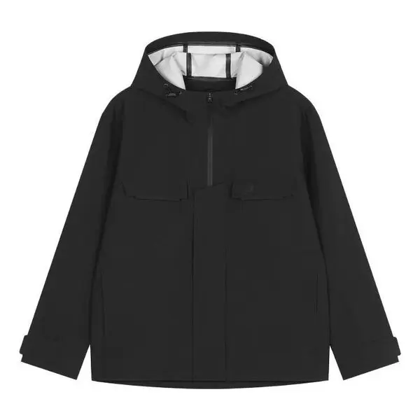 NEW BALANCE Zip-up Hooded Jacket - Black