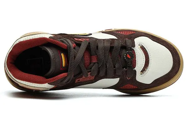 FILA FUSION Teratach High Top Sneakers - Red/white/brown