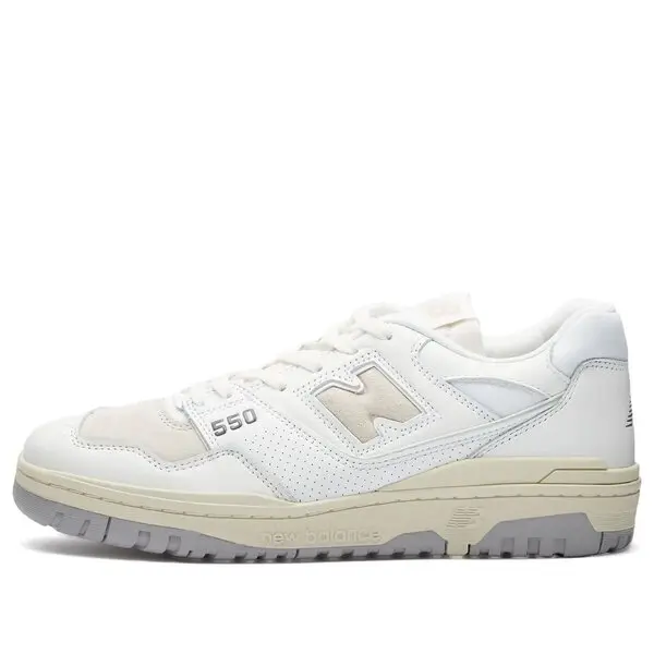 NEW BALANCE 550 Lace-up Sneakers - White/timberwolf/raincloud