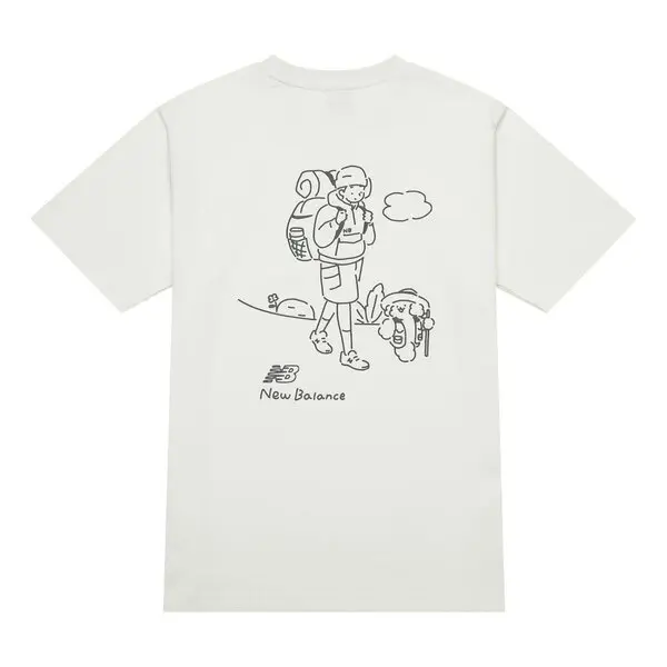 NEW BALANCE Hiking Graphic T-shirt - White