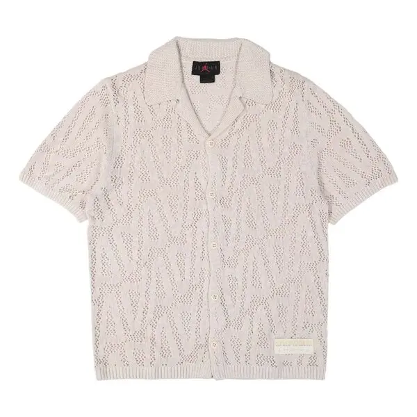 JORDAN X A Ma Maniere Short Sleeve Knit Shirt - Phantom