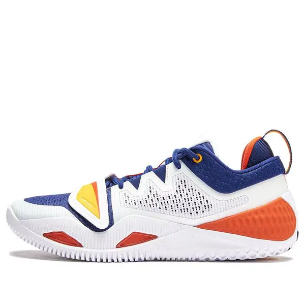 LI-NING Badfive Furious 2 Sneakers - White/blue/orange