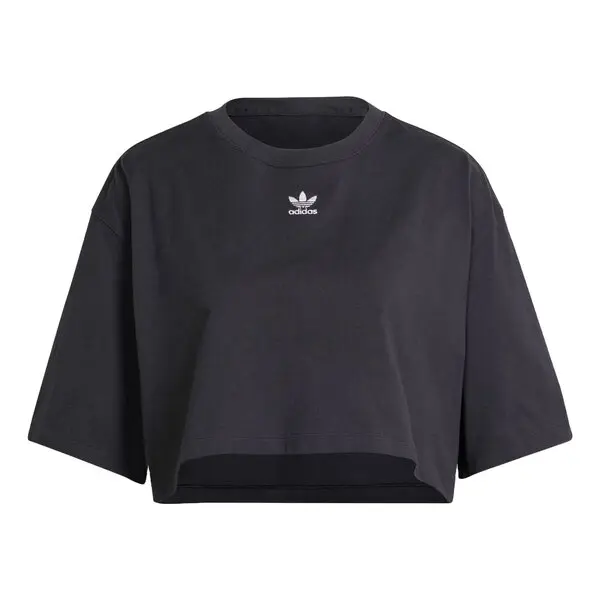 Adidas Essentials Cropped T-shirt - Black