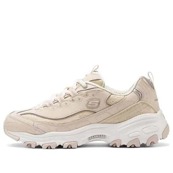 Sketchers Sport D'lites 1.0 Lace-up Athletic Sneakers - Beige