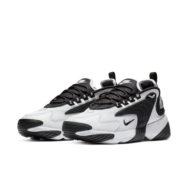 Nike Zoom 2k Lace-up Sneakers - White/black