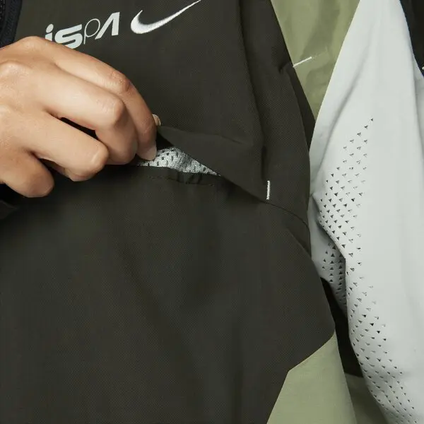 Nike Ispa Jacket Asia Sizing 'sequoia Alligator Light Silver