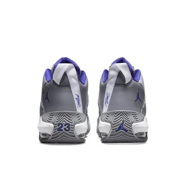 JORDAN Air Stay Loyal High Top Sneakers - Gray/blue/white