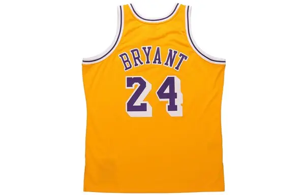 Mitchell & Ness Nba Los Angeles Lakers Kobe Bryant 24 Authentic Jersey - Yellow