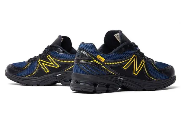 NEW BALANCE Dime X 860 V2 'navy' Athletic Sneakers - Blue