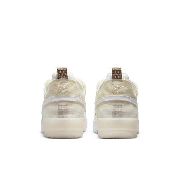 Nike Force 1 React "coconut Milk" Low Top Sneakers - White/yellow