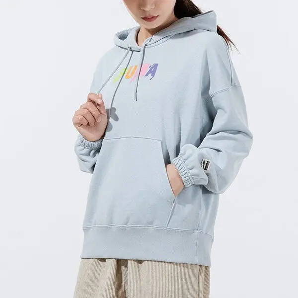 PUMA Downtown Logo Hoodie - Teal