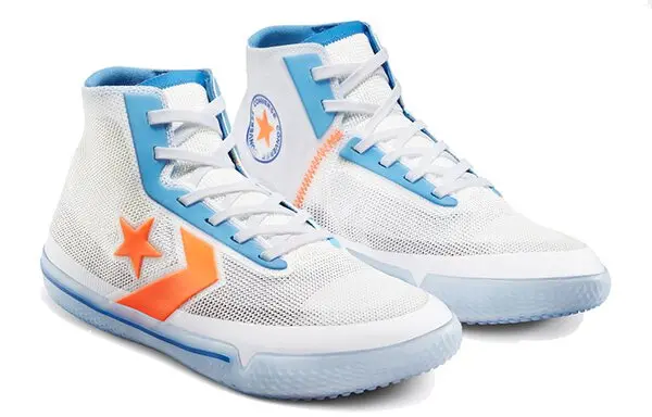 CONVERSE Chuck Taylor All Star Pro Bb High Top Sneakers - White/orange/blue
