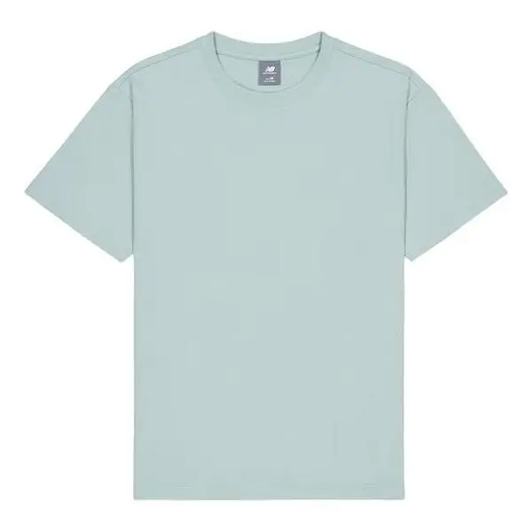 NEW BALANCE Cotton T-shirt Asia Sizing - Salt Marsh