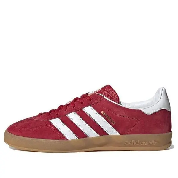 Adidas Gazelle Indoor Scarlet Gum Sneakers - Red/gum